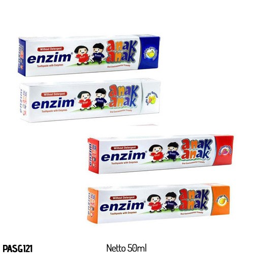 Jual Enzim Toothpaste Pasta Gigi Anak 50ml - PASTA GIGI ANAK ENZIM RASA ...