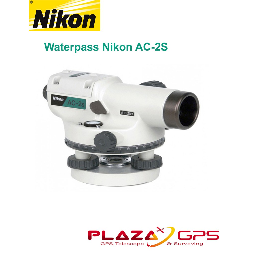 Jual Waterpass Nikon AC-2S / Automatic Level AC2S / AC 2S Paket Lengkap | Shopee Indonesia