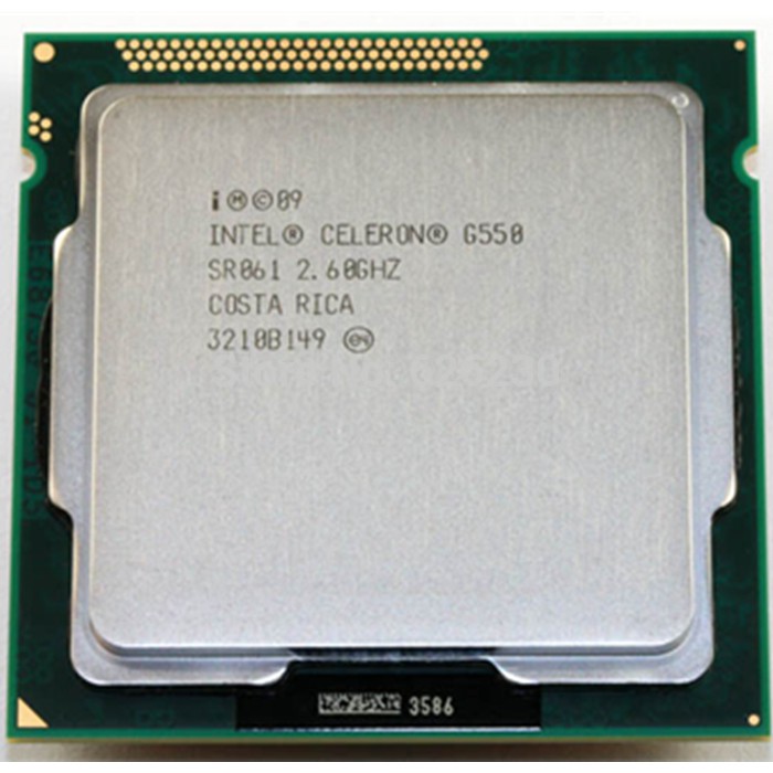 Jual PROCESSOR INTEL DUAL CORE Celeron G550 2.6GHz Socket 1155 Sandy ...