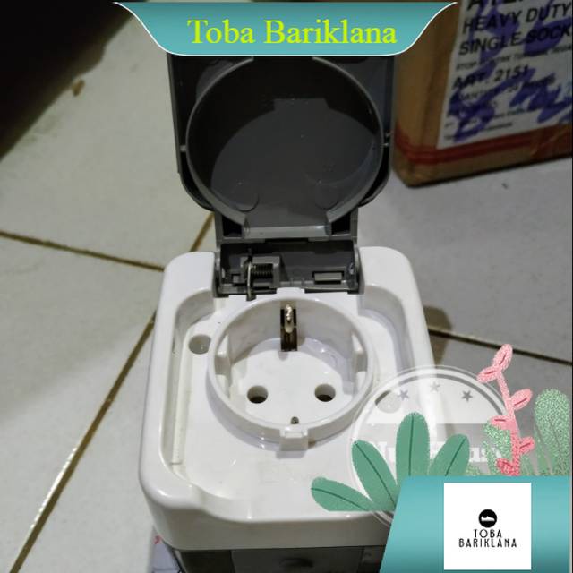 Jual stop kontak waterproof broco stopkontak tutup broco stopkontak ...