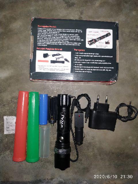 Senter SWAT Police 2 lalin / 2 lalin double cone LALU LINTAS | Shopee ...