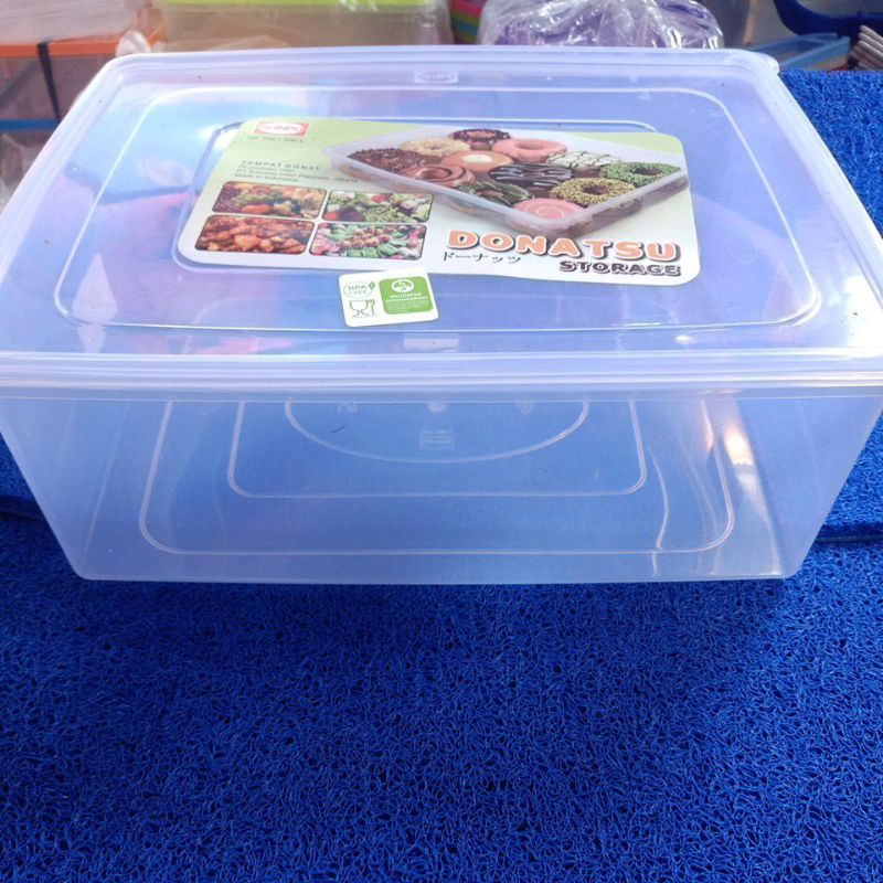 Jual Shinpo 306 L Donatsu Sealware Kotak Wadah Tempat Kue Donat Makanan ...
