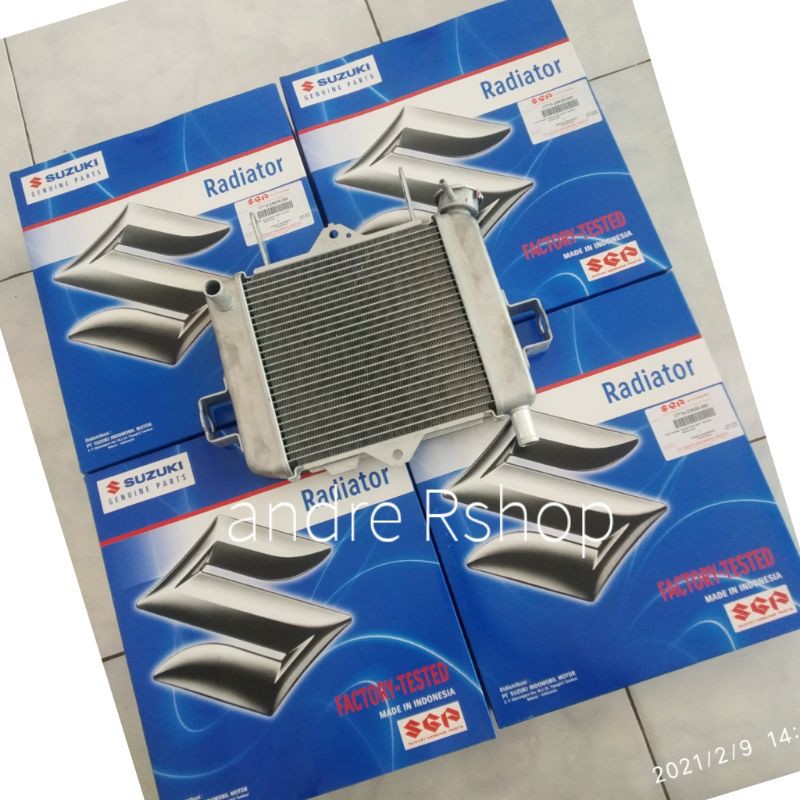 Jual RADIATOR GSX 150 ORIGINAL SUZUKI Radiator Assy | Shopee Indonesia