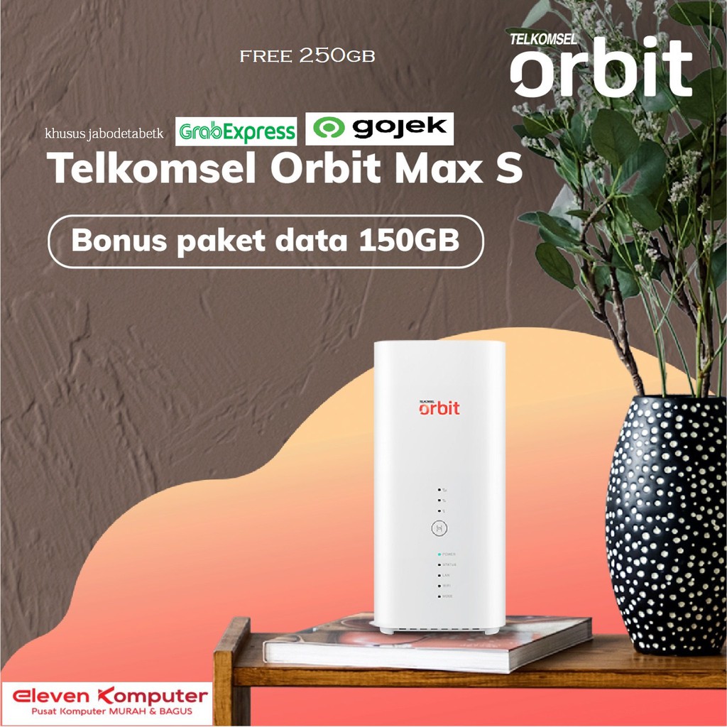 Jual MODEM ORBIT MAX S PROMO FREE 150 + 100GB | Shopee Indonesia