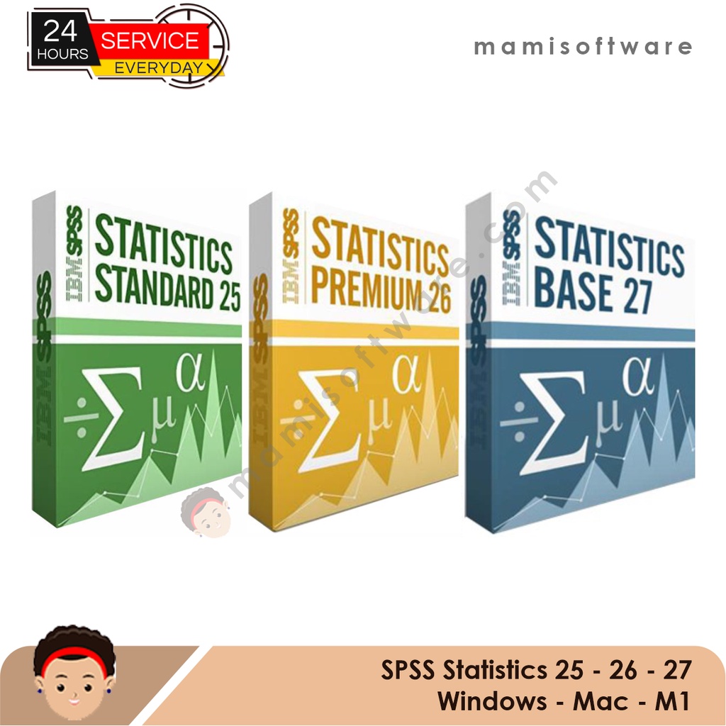 Jual SPSS Statistics 25 26 27 (Win Mac M1) | Shopee Indonesia