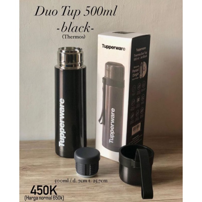 Jual Duo Tup Thermos Termos Tupperware 500ml Original | Shopee Indonesia