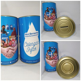 Jual celengan kaleng custom design infak custom design untuk souvenir ...