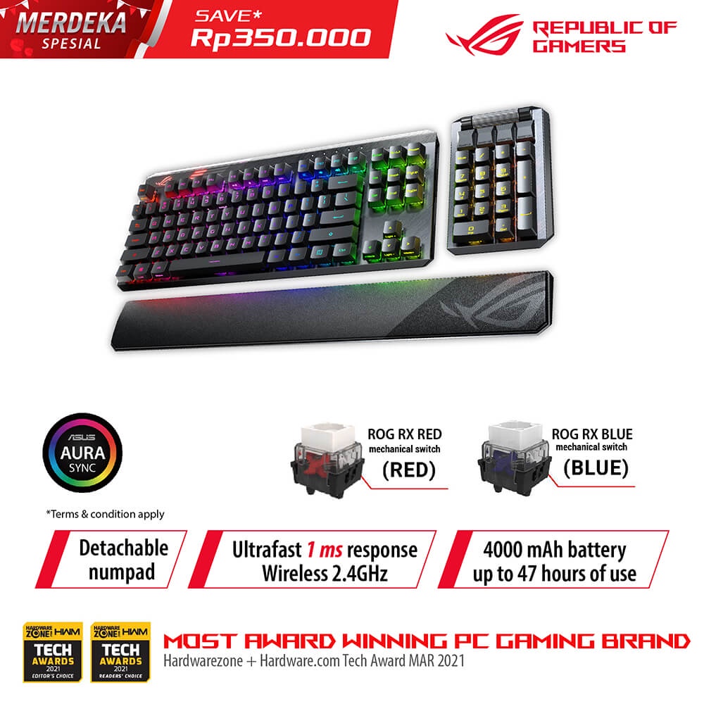 Jual Asus ROG Claymore II | Shopee Indonesia