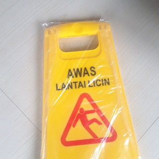 Jual Awas Lantai Licin / Rambu Lantai Basah / Keselamatan | Shopee ...