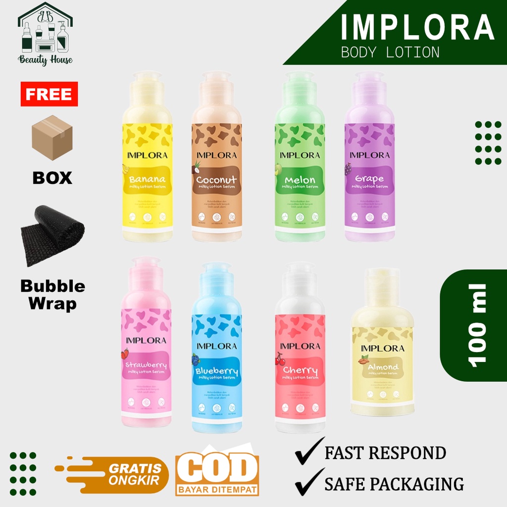 Jual [original] Implora Milky Lotion Serum New Product Shopee Indonesia