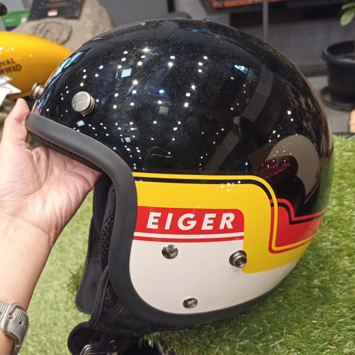 Jual Helm EIGER19891989 VECCHIO HF Helmet Black Hitam 91000 7387 ...