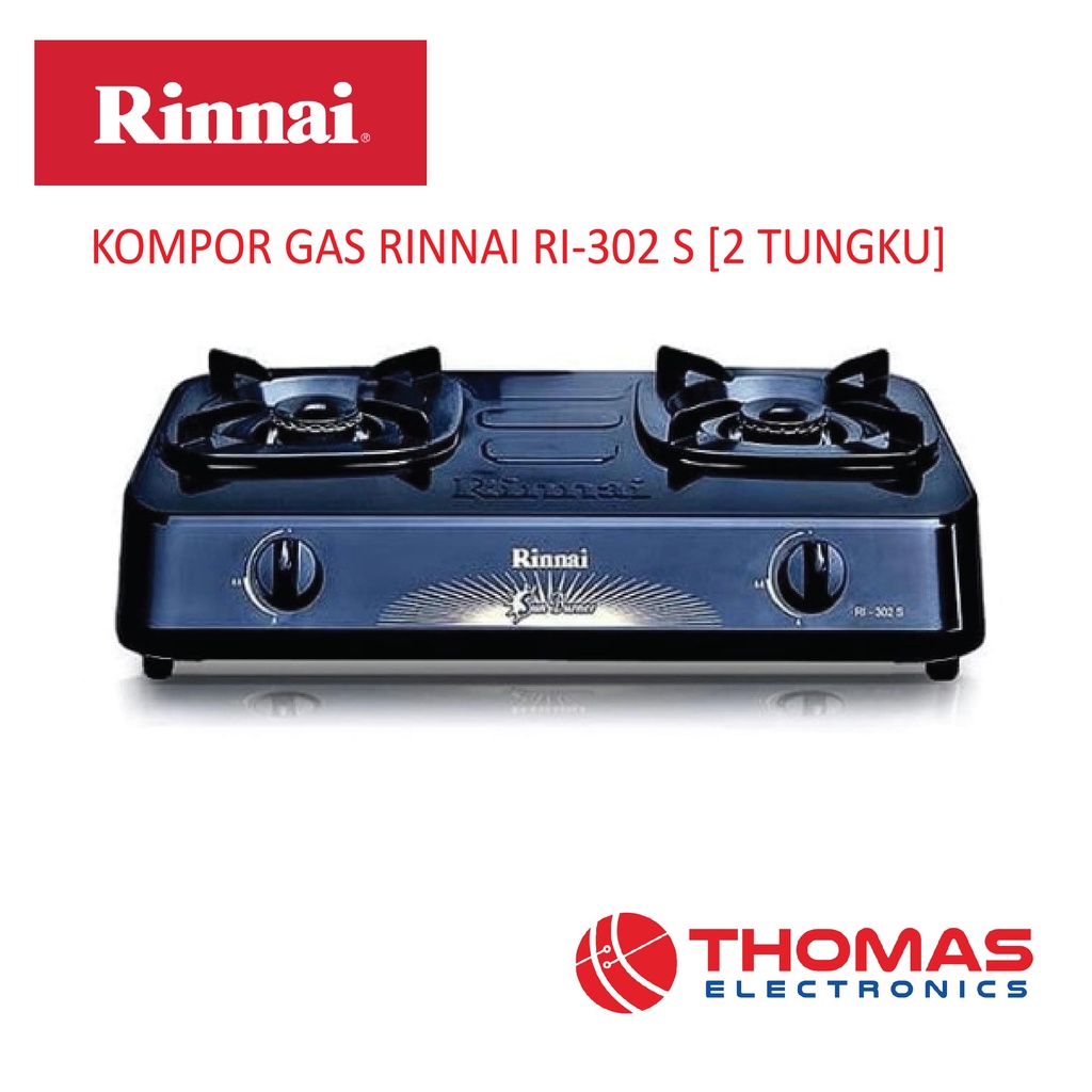 Jual Kompor Gas Rinnai RI 302 S 2 Tungku | Shopee Indonesia