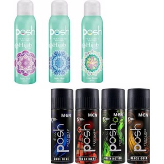 Jual parfum posh hijab 150 ml /posh body spray /blossom ,purple ,winter ...