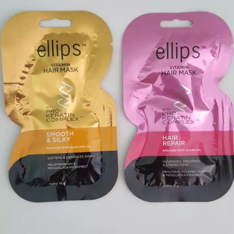 Jual Ellips Hair Mask Keratin Sachet | Shopee Indonesia