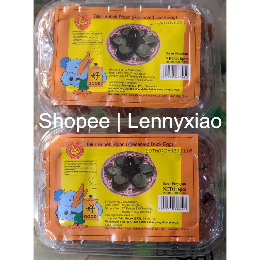 Jual Telur Bitan Bebek Pitan Hitam atau Telur seribu tahun Thousand ...