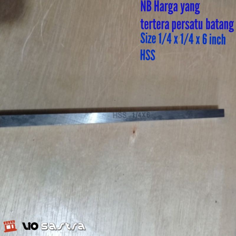 Jual HSS Pahat Bubut 1/4 x 6 inch - HSS Pisau bubut 1/4 x 1/4 x 6 inch ...
