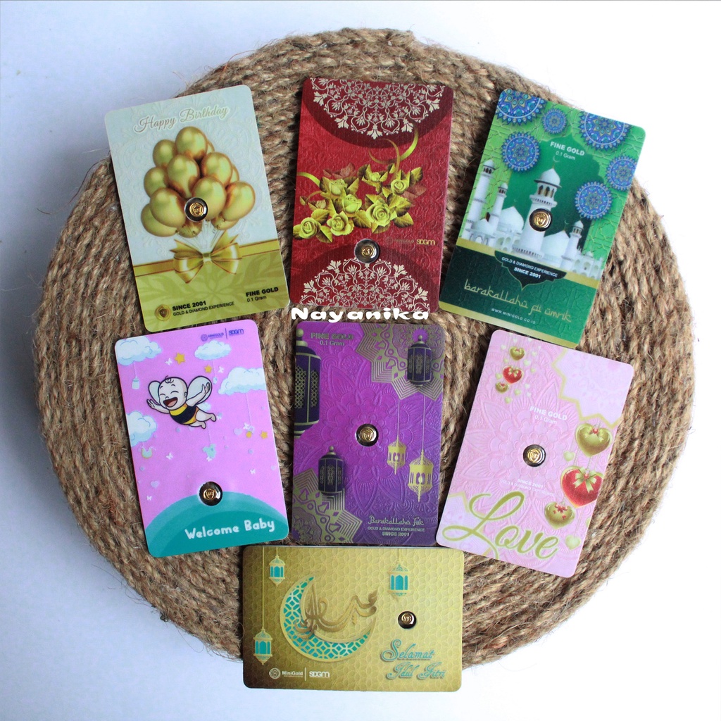 Jual Emas Minigold gift series Emas Murni Logam Mulia 24K (Gold/LM ...
