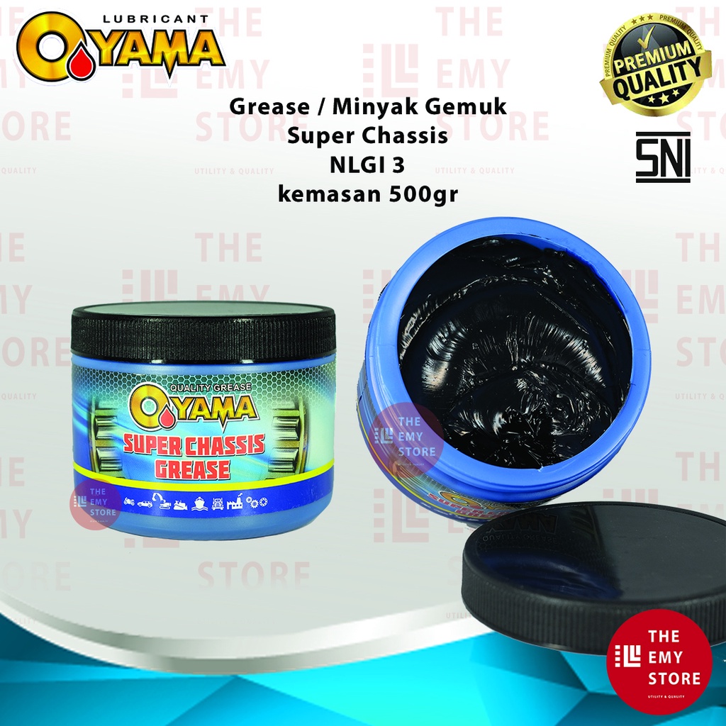 Jual OYAMA Grease NLGI-3 / Minyak Gemuk Gomok NLGI / Super Chassis ...