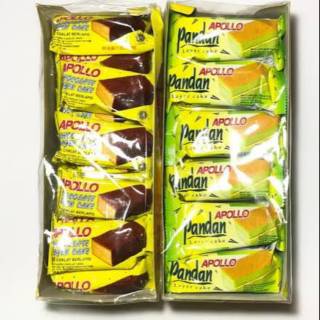 Jual Jajanan Djadoel Snack Bolu Roti Apollo isi 24pcs Indonesia|Shopee ...