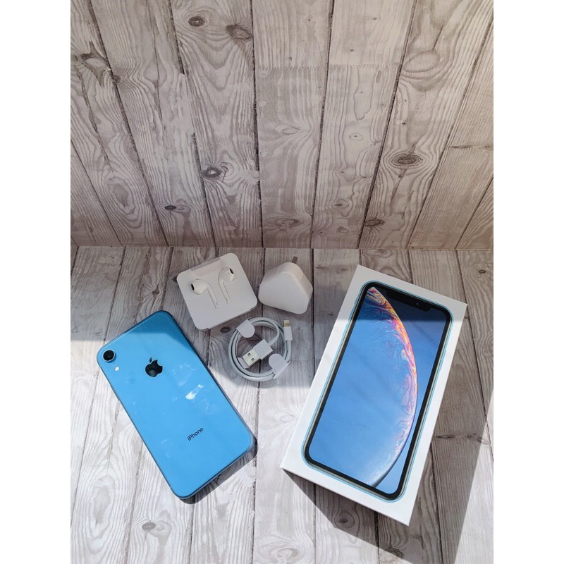 Jual IPHONE XR BLUE 128GB SECOND (ALL OPERATOR) | Shopee Indonesia