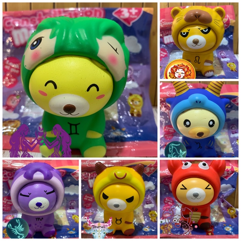 Jual Squishy bear zodiac/squishy lucu/squishy cute | Shopee Indonesia