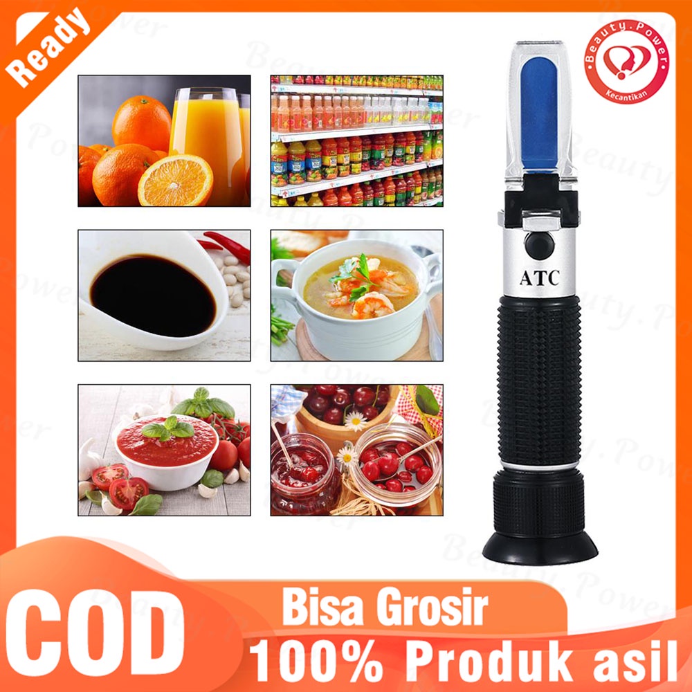 Jual 0-32% Brix Gula Anggur Bir Timbangan Buah Refraktometer Meteran ...