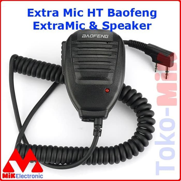 Jual EXTRA MIC HT UNIVERSAL EXTRAMIC UTK BAOFENG WEIRWEI KENWOOD ...