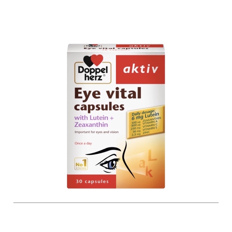 Jual Doppelherz aktiv- Eye Vital Capsules (isi 30 kapsul) | Shopee ...