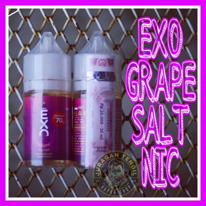 Jual EXO GRAPE SALT NIC LIQUID pod MONK PODS EXOTIC SALTNIC AUTHENTIC ...