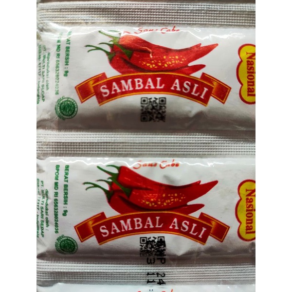 Jual Saos Sambal Nasional Sachet | Shopee Indonesia