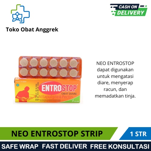 Jual NEO ENTROSTOP STRIP 10 TAB/ MENGATASI DIARE | Shopee Indonesia