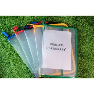 Jual Dataflex Map Plastik Resleting Zipper Bag pake jaring | Shopee ...