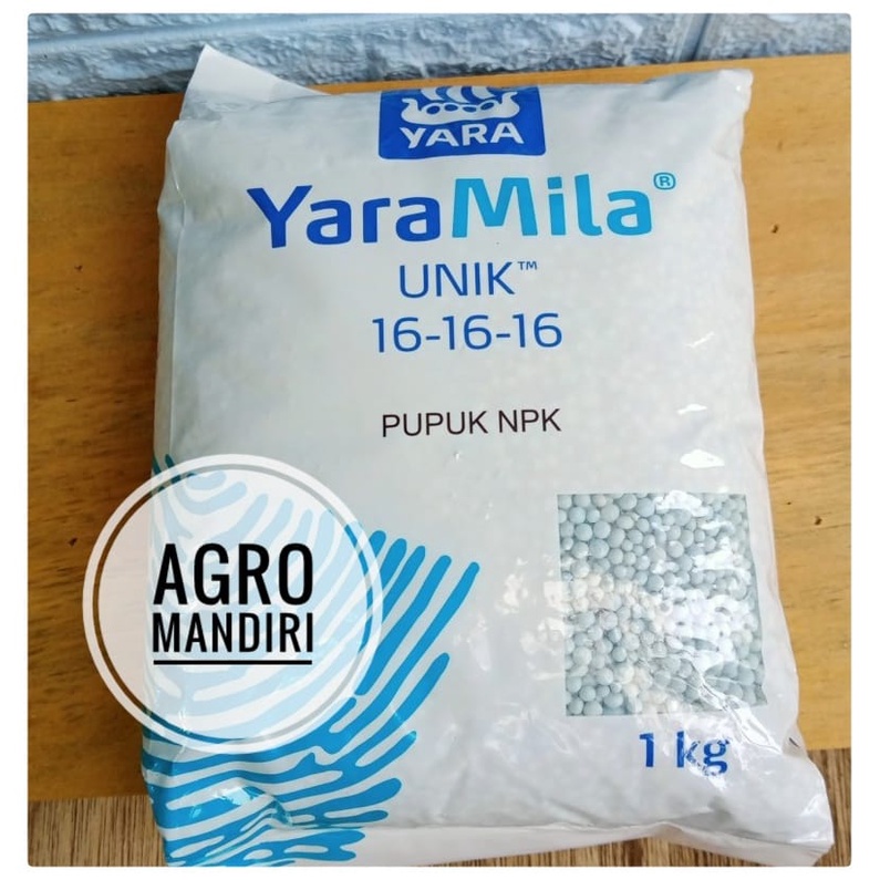 Jual Pupuk NPK Yara UNIK 16-16-16 Kemasan Pabrik 1 Kg | Shopee Indonesia