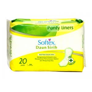 Jual ZAHIRA MART Softex Daun Sirih Pantyliner [20 Pads] pembalut tipis ...