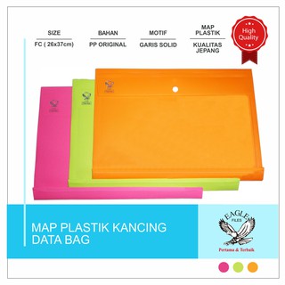 Jual EAGLE Map Plastik / Map Kancing / Map Kancing Plastik / Map ...