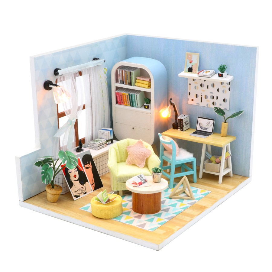 Jual DIY Miniature Rumah Boneka Maket Miniature Arsitek Design Interior ...