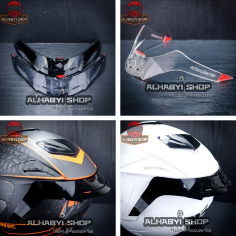 Jual SPOILER HELM INK DYNAMIC | SPOILER AKRILIK 3MM | Shopee Indonesia