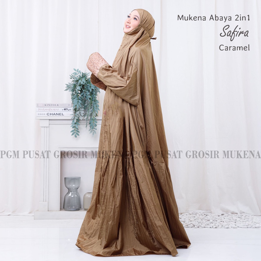 Jual Mukena Dewasa Terusan Parasut 2in1 Jumbo Safira Traveling | Shopee ...