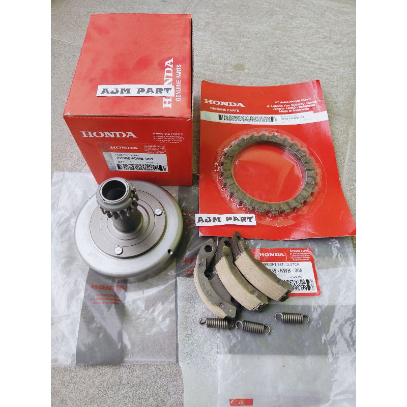 Jual Paket Kopling Lonceng KWB + Ganda + Kampas Kopling Blade / Revo Absolute | Shopee Indonesia