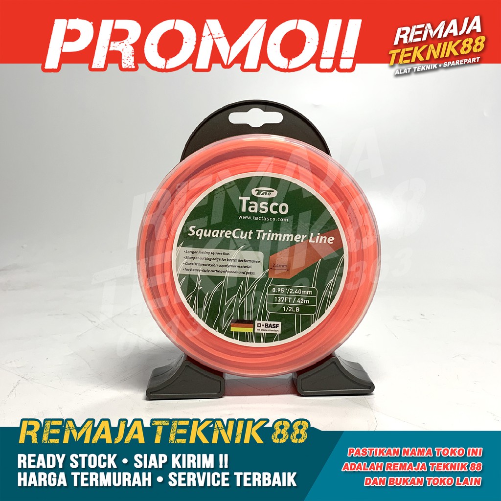 Jual TALI SENAR PISAU MESIN POTONG RUMPUT / TASCO 0,5LB | Shopee Indonesia