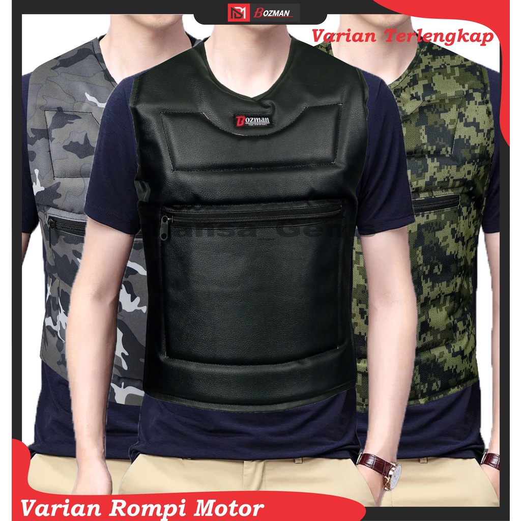 Jual Rompi motor keren pelindung dada anti angin cocok untuk Bikers ...