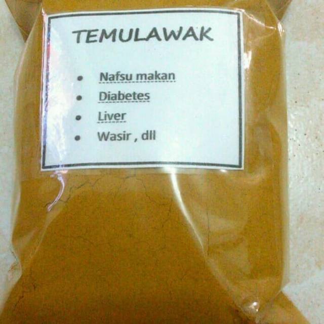Jual Serbuk Jamu Temulawak 100% Alami Herbal | Shopee Indonesia