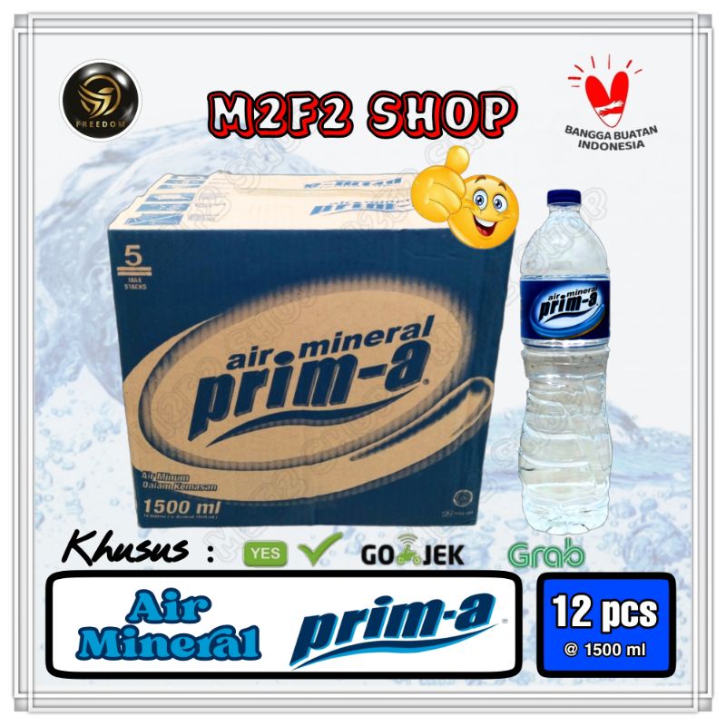 Jual Air Mineral Prima Botol Besar Plastik Pet - 1500 ml Kemasan Karton ...
