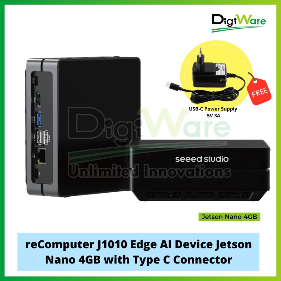 Jual reComputer J1010 Edge AI Device Jetson Nano 4GB with Type C ...