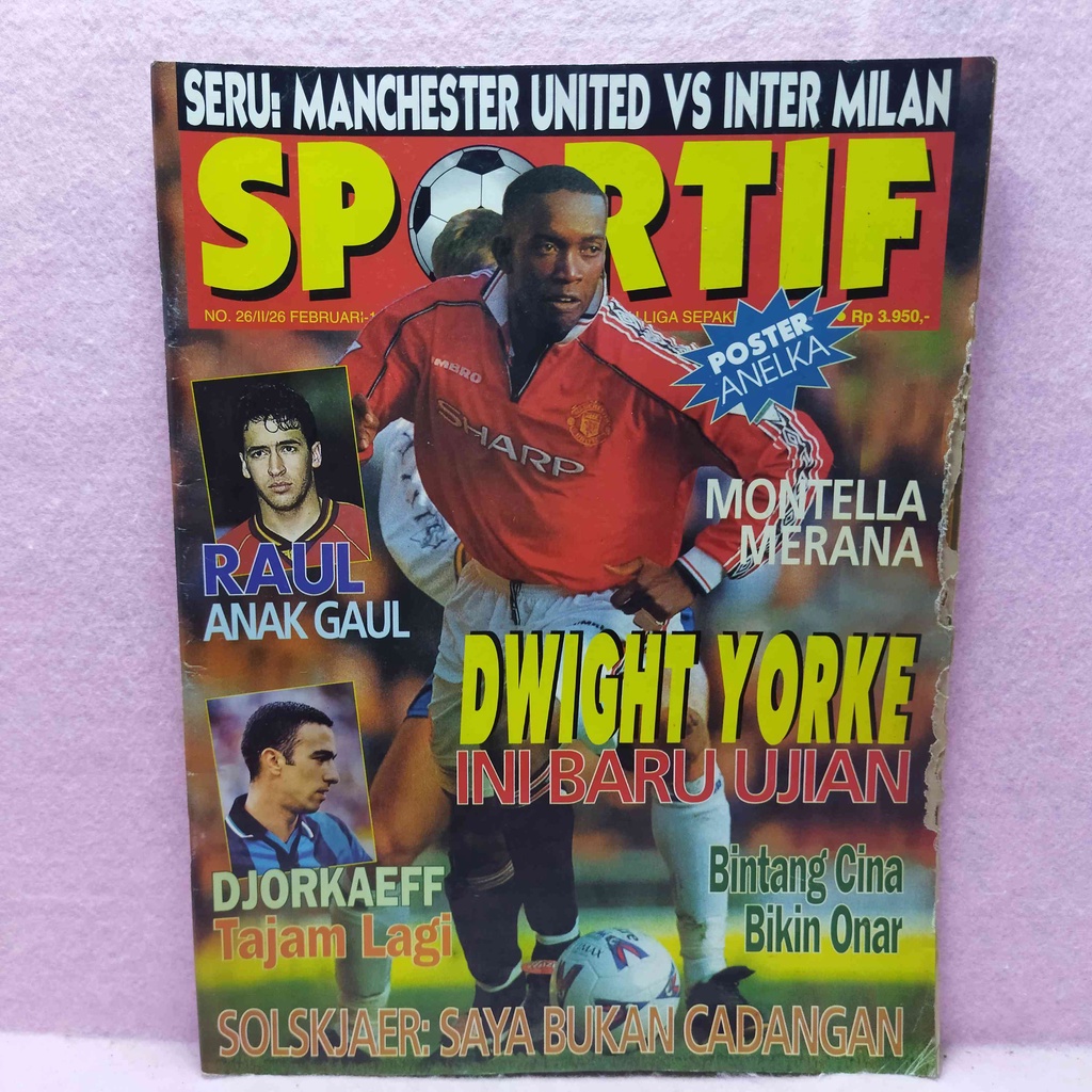 Jual Majalah Sportif no 26 - tahun II edisi 26 Februari 1999 | Shopee Indonesia