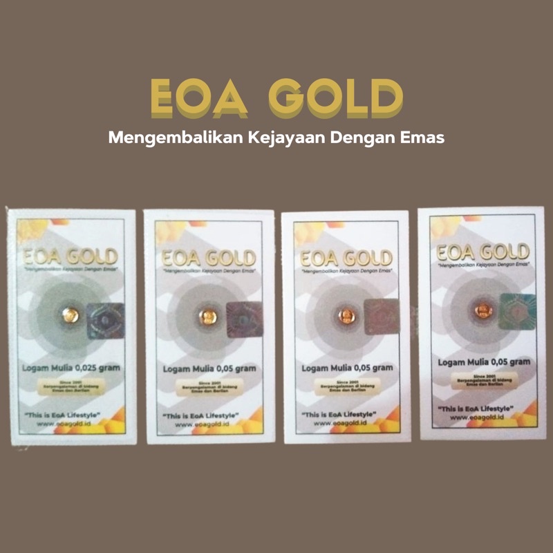 Jual EOA GOLD Emas Mini | Shopee Indonesia