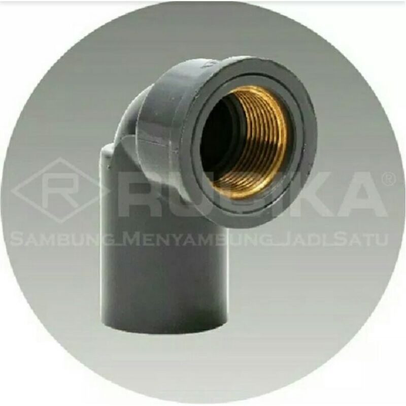 Jual Knee Drat Dalam KDD Kuningan uk 1/2" Rucika (Faucet Elbow MI) | Shopee Indonesia