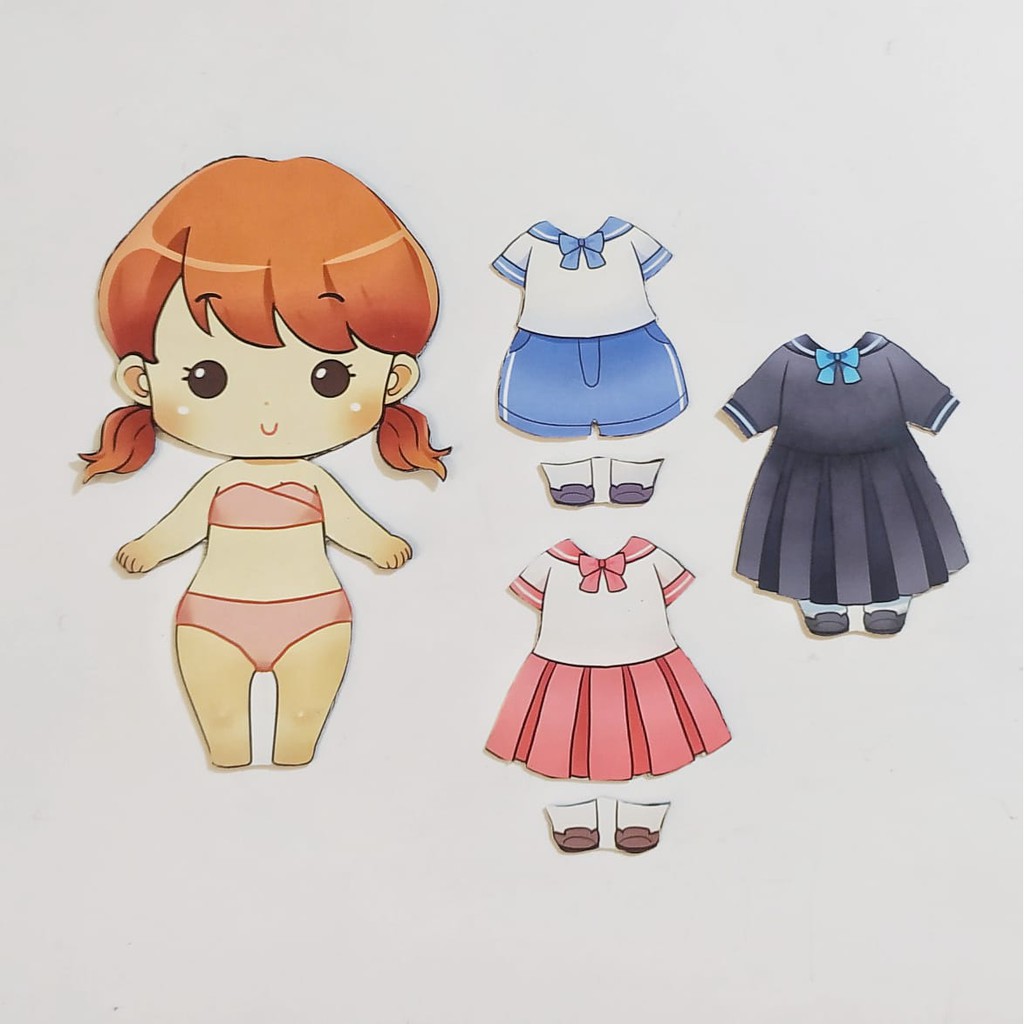 Jual Busy Page Bp Bpan Orang Mainan Anak Edukasi Paper Doll Bongkar ...