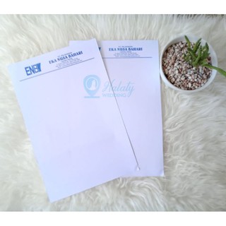 Jual CETAK KOP SURAT / KERTAS RAPOR / RAPOT | Shopee Indonesia