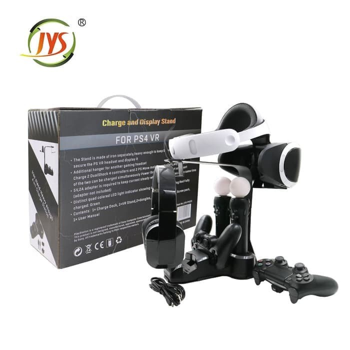 Jual JYS Charge and Display Stand for PS4 VR Move Stick Controller ...